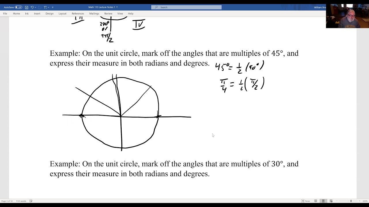 Math 113 Lecture 1a Angles YouTube math-113-lecture-1a-angles-youtube