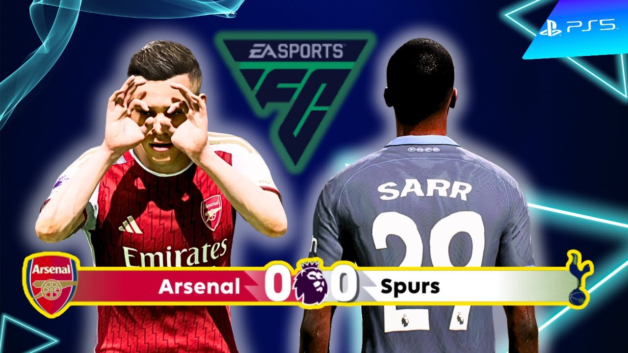 Top Football Rivalry: Arsenal vs Spurs FIFA 2024 @FitFootgaming - YouTube
