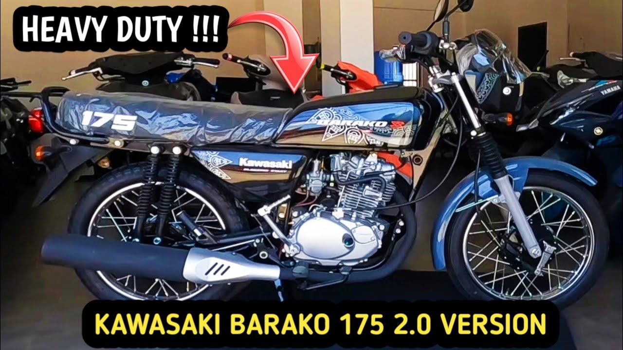 KAWASAKI BARAKO 175 2.0 VERSION 2024 MODEL - Pwede sa lahat !! - YouTube