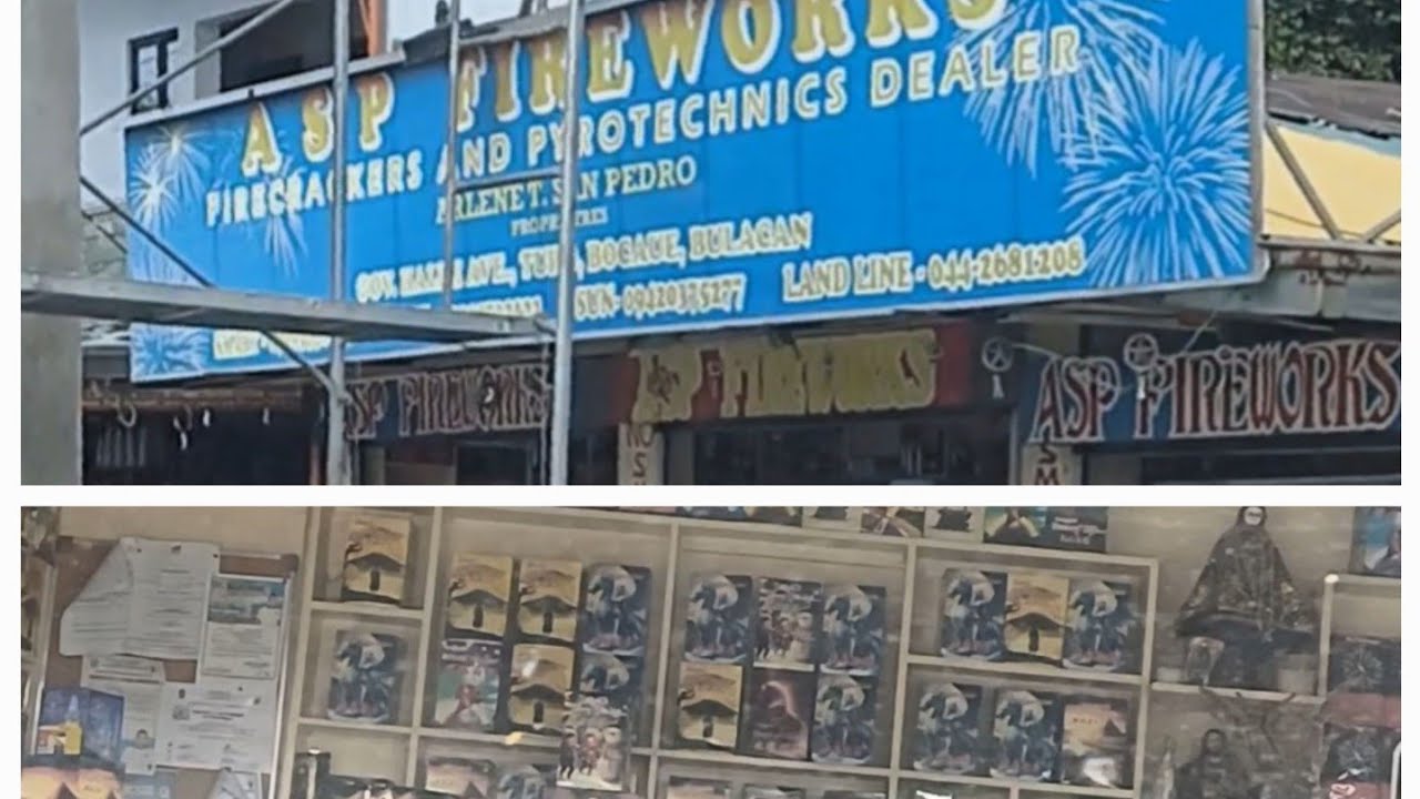 ASP Fireworks store visit in Bocaue, Bulacan | September 2023 - YouTube