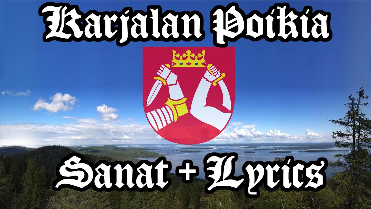 Karjalan poikia [Sanat] + [English translation] Finnish Polka - YouTube