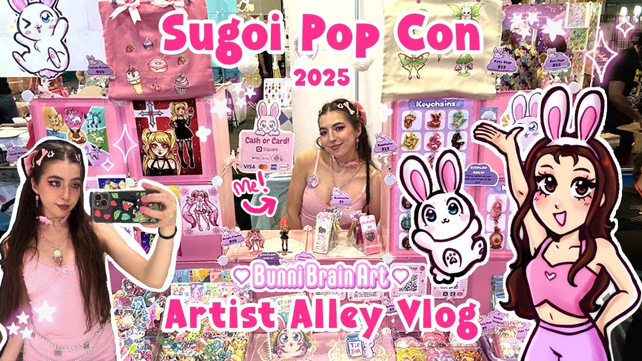 Sugoi Pop Con | Artist Alley Vlog | (First Youtube Video!) ♡ - YouTube
