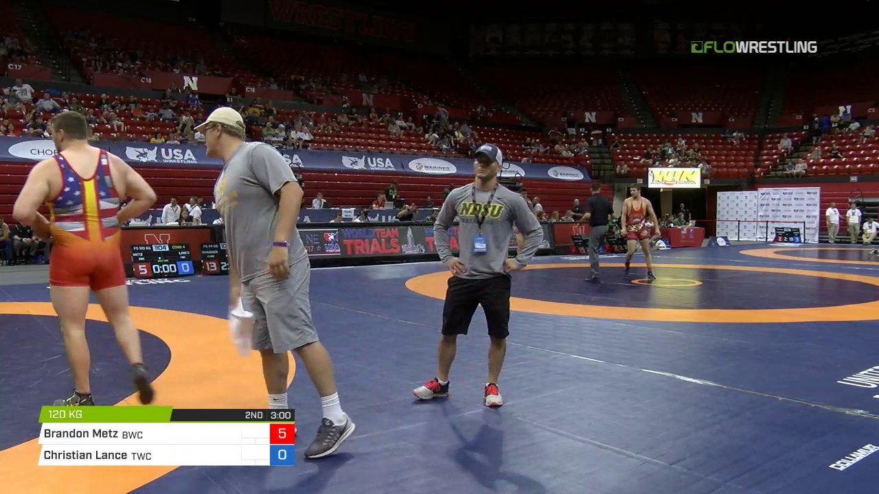 120 Cons 4 - Brandon Metz (Bison WC) vs. Christian Lance (Tiger WC ...