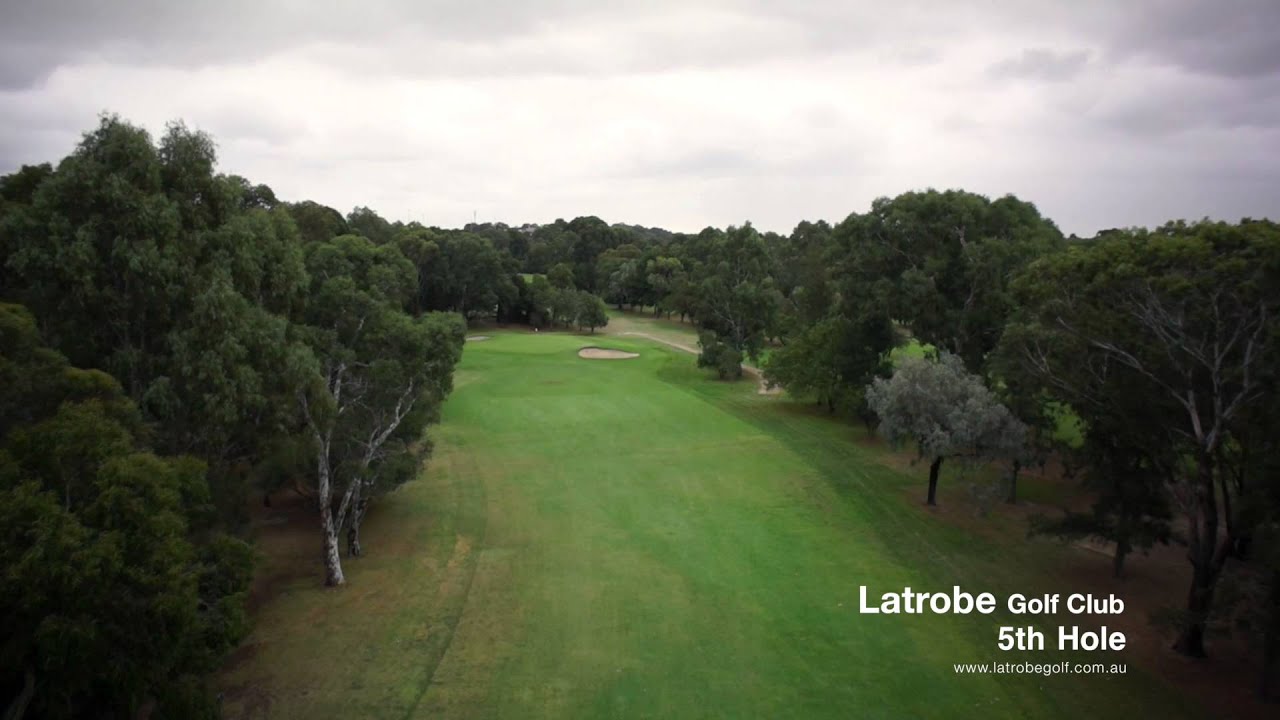 Latrobe Golf Club - 5th Hole - YouTube