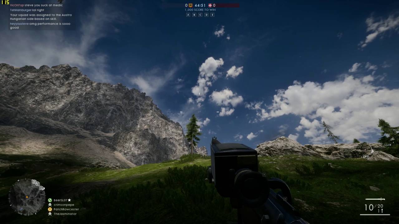 The Beauty of Monte Grappa - Battlefield 1 (PC) - YouTube