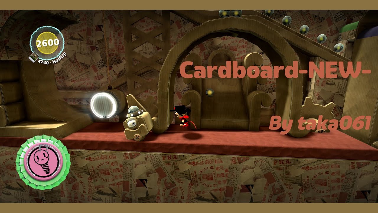 LittleBigPlanet 3 Team Pick: Cardboard-NEW- by taka061 - YouTube
