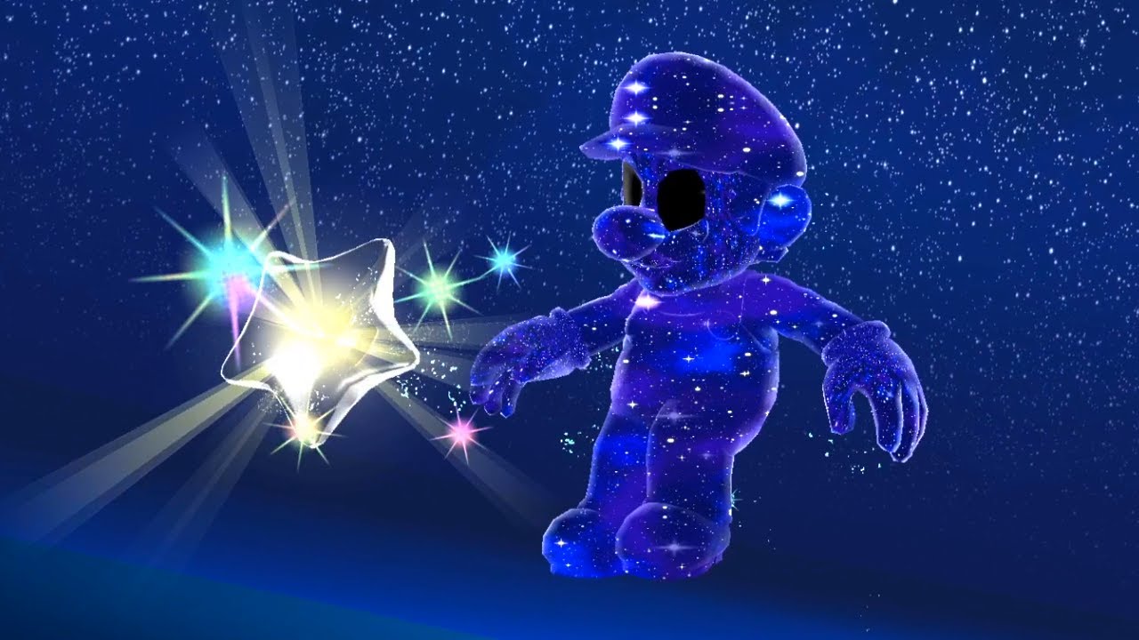 Playable Cosmic Mario in Super Mario Galaxy! - YouTube
