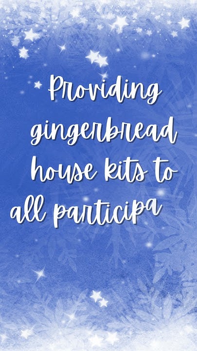 Virtual Gingerbread House Decorating Competition #love # ...