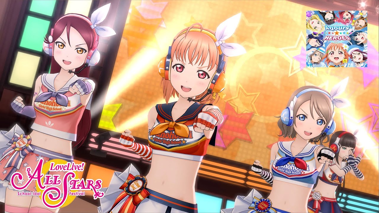 Love Live All Stars [ Aqours☆HEROES ] MV 4K 60FPS - YouTube