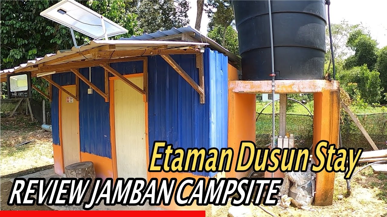 REVIEW JAMBAN Etaman Dusun Stay Tanjung Malim perak kemsite berdekatan Riverview - YouTube