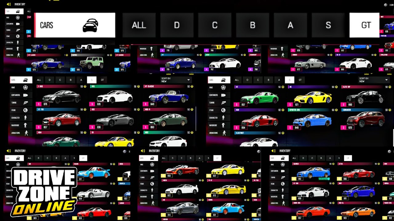 Drive Zone Online: All Car Collection | My Garage After Update 1.1.1 ...