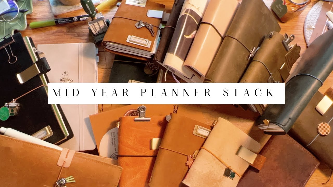 📖 Mid-year planner stack 💫 | 2023 | ft TRC, Hobonichi, Sterling ink ...
