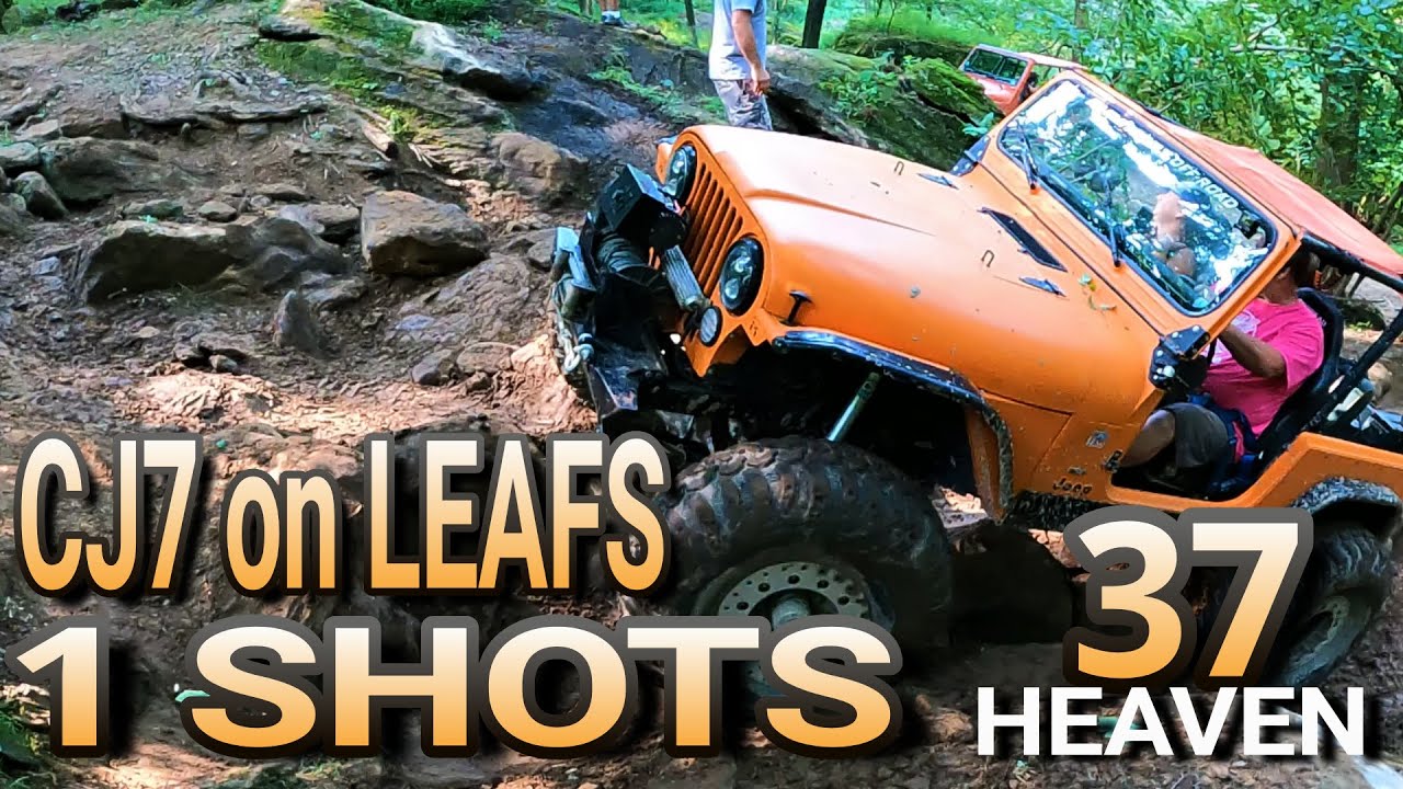 Old School 1 Ton CJ7 on Leaf Springs One-shots 37 Heaven Obstacle ...