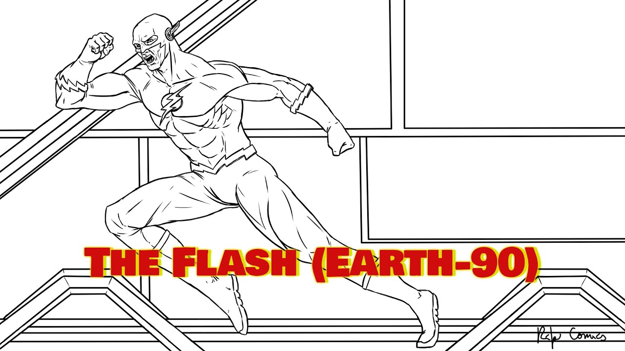 THE FLASH (EARTH-90) Speed Drawing - Sketch - YouTube