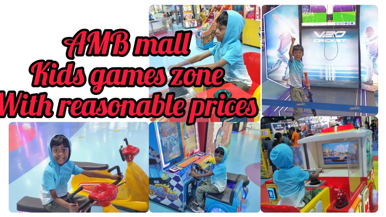 AMB mall kids games zone.... sarath city capital mall special kids ...
