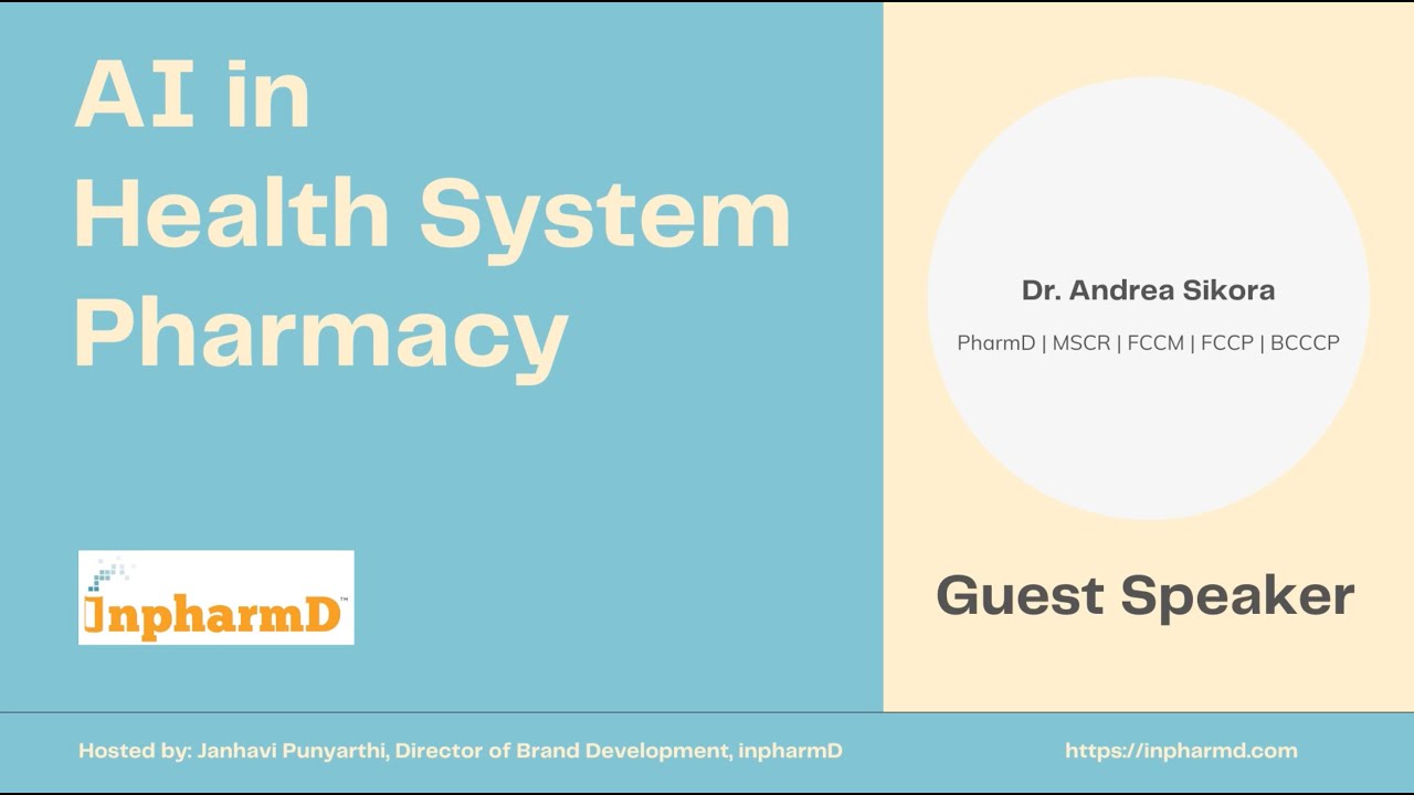 AI Innovations in Clinical Pharmacy: An InpharmD Expert Series - YouTube