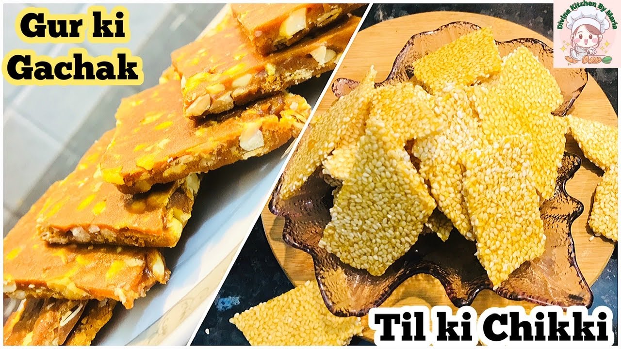 Til ki Chikki-Gur ki Gachak|| Brittle, Ghikki, Gachak Recipe - YouTube
