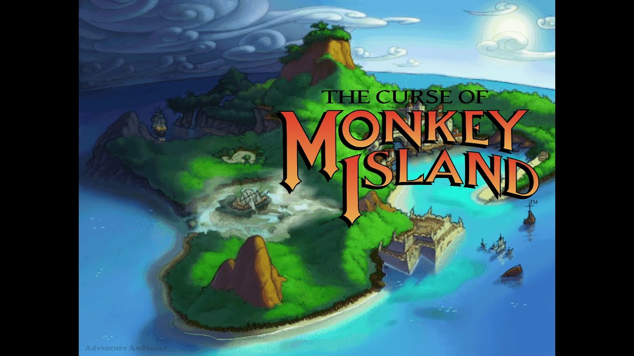 Plunder Island overview! Monkey Island Ambience / ASMR 1 Hour - YouTube