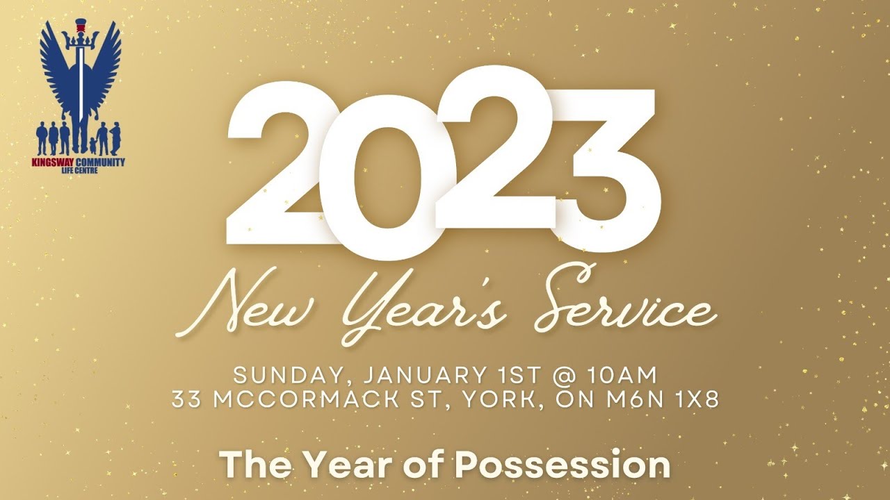 The Year of Possession. Join our Sunday Worship Service at 10AM - YouTube
