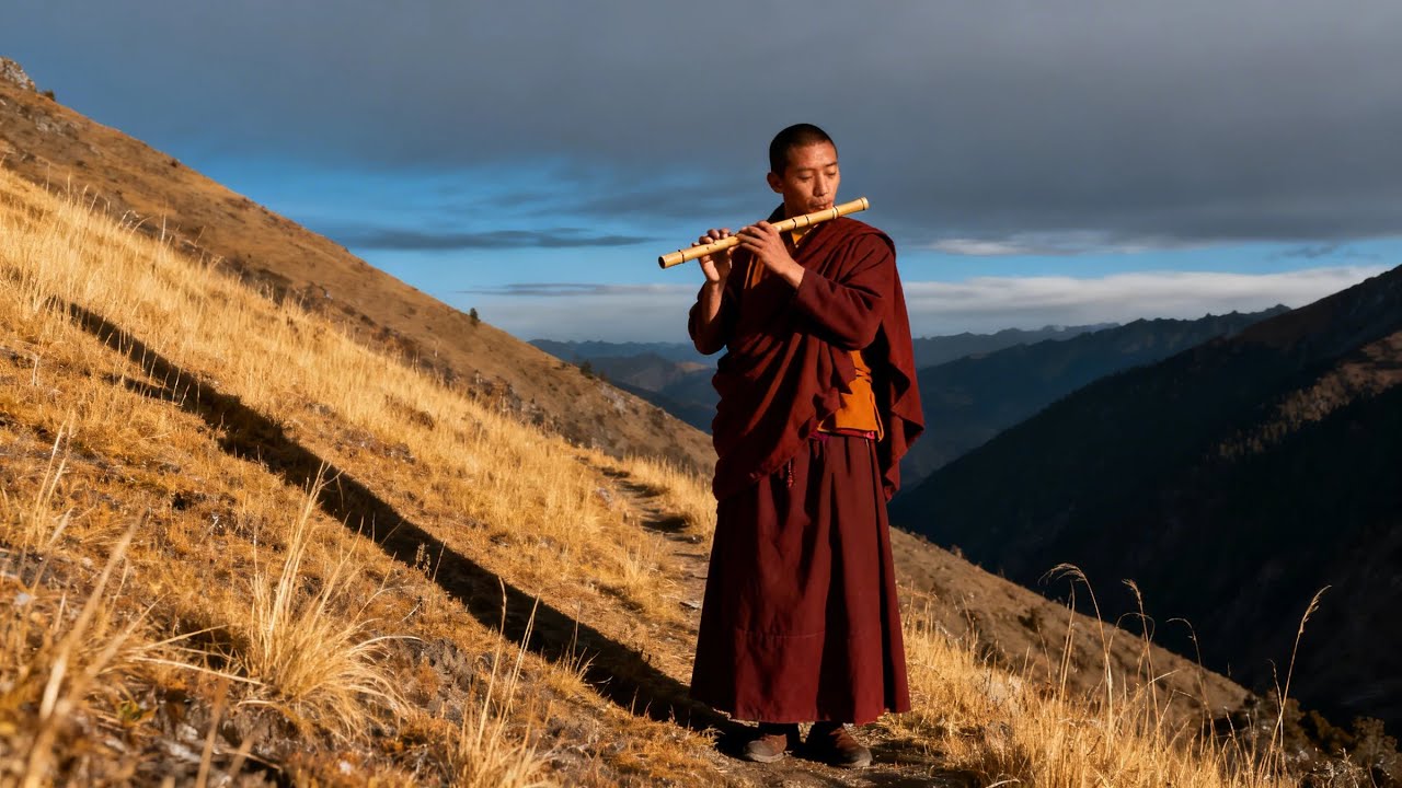 The Tibetan Flute Stillness That Follows the Wind - YouTube