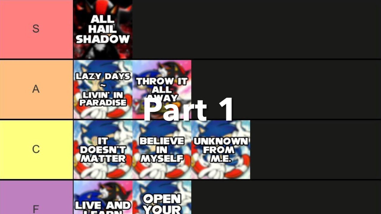 Ranking every vocal track in Sonic the Hedgehog part 1 - YouTube