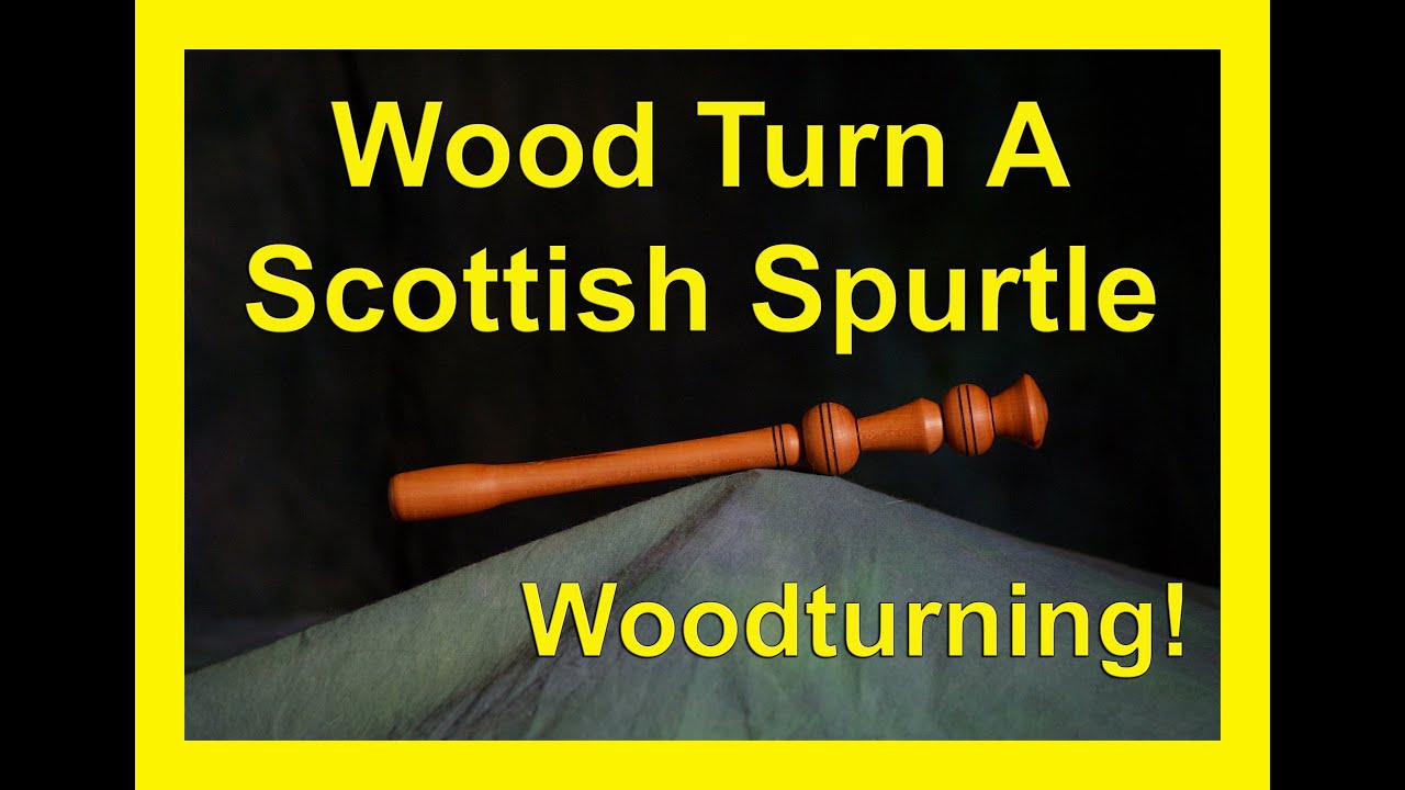 Wood Turn A Scottish Spurtle on a Wood Lathe. - YouTube