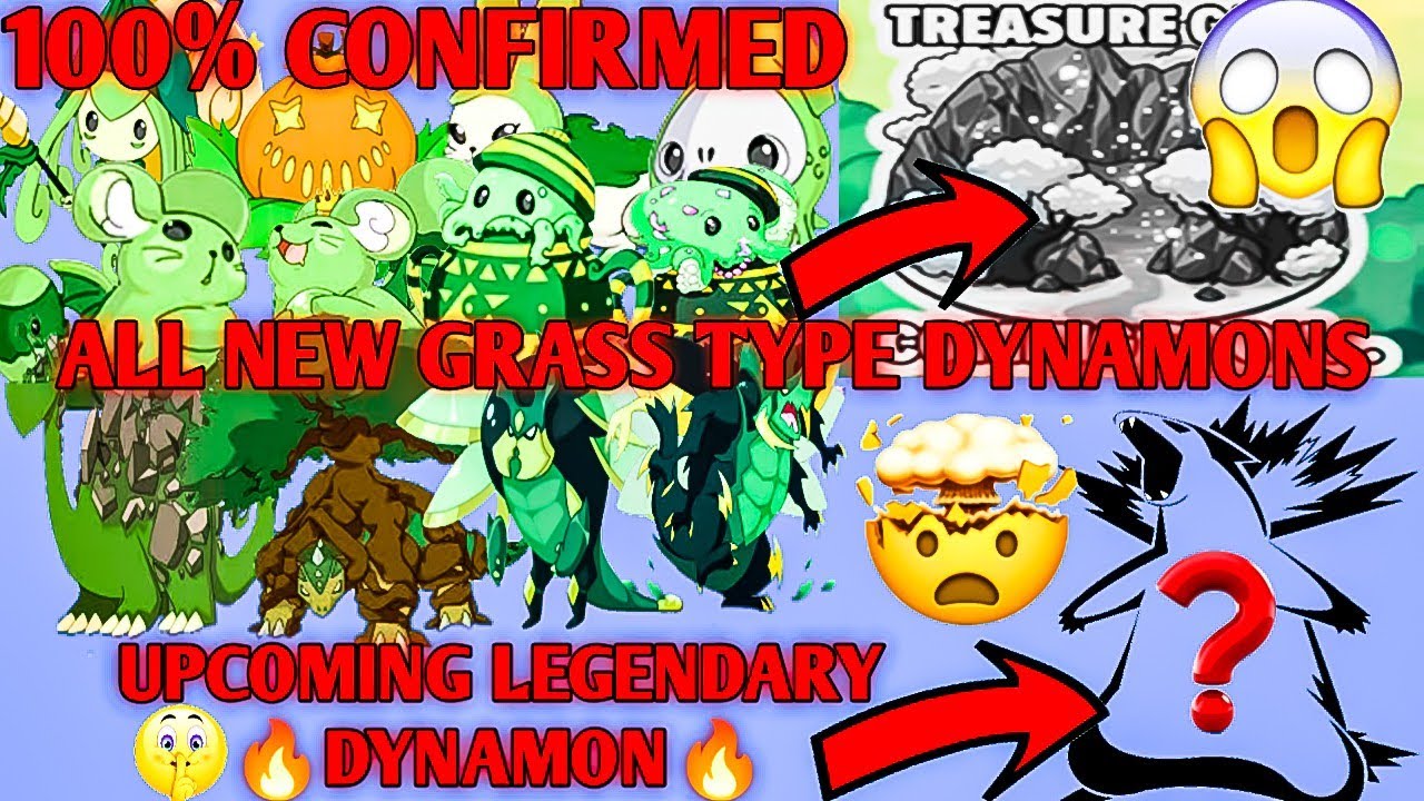 Upcoming All New Grass Type Dynamons In Treasure Cave😱|100% Confirmed ...