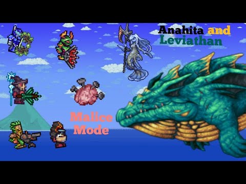Demolishing Malice Anahita and Leviathan as all classes || Terraria ...