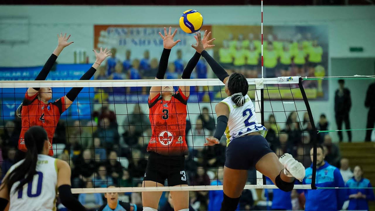CSM Lugoj vs CSM Constanta, volei Divizia A1. Filmari si Transmisie ...