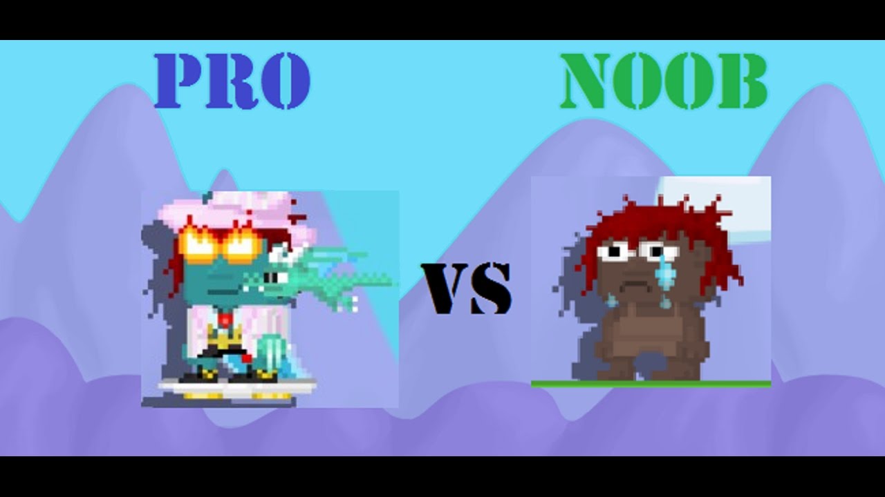 Growtopia-Pro vs Noob - YouTube