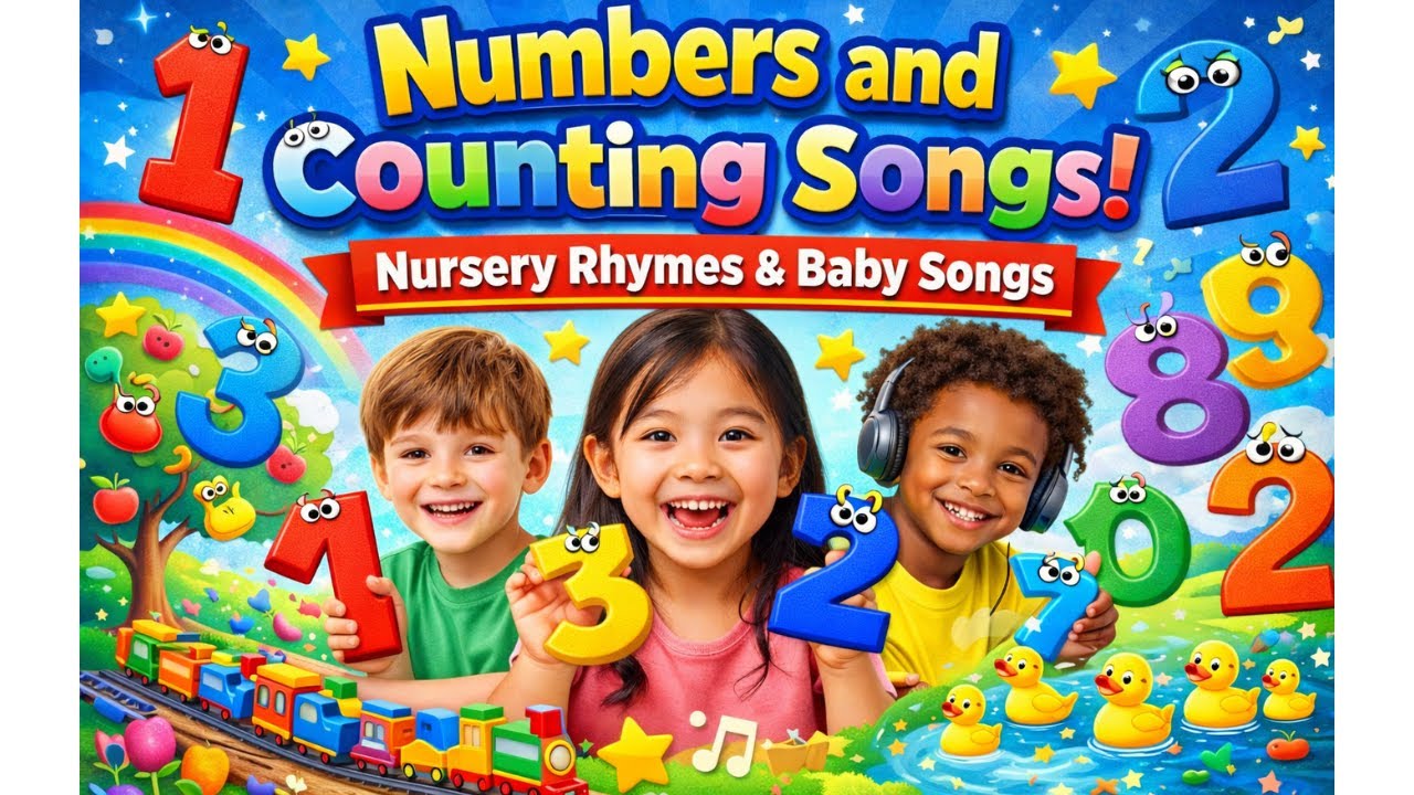 Numbers and Counting Songs Collection | Nursery Rhymes and Baby Song ...