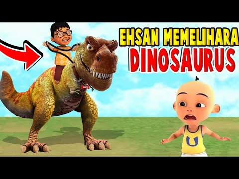upin ipin terkejut ehsan memelihara dinosaurus purbakala!!!