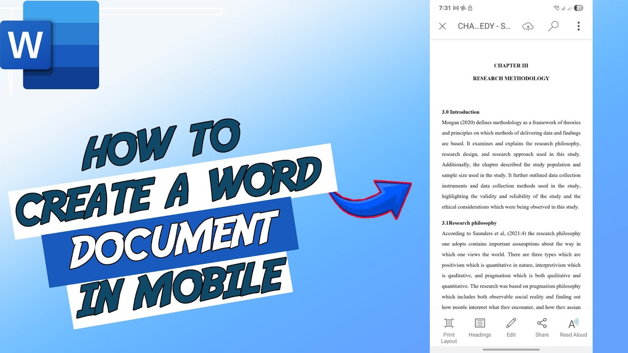 How To Use Microsoft Word On Mobile | How To Download Microsoft Wod on ...