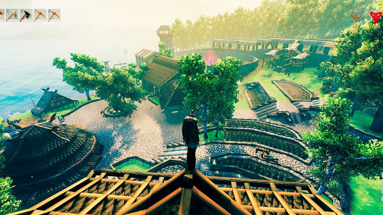 Valheim base tour - YouTube