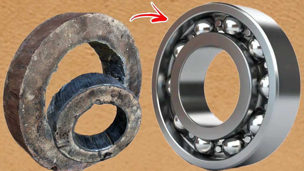 Reviving broken Bearings Using Lathe Techniques by Creating New inner ...