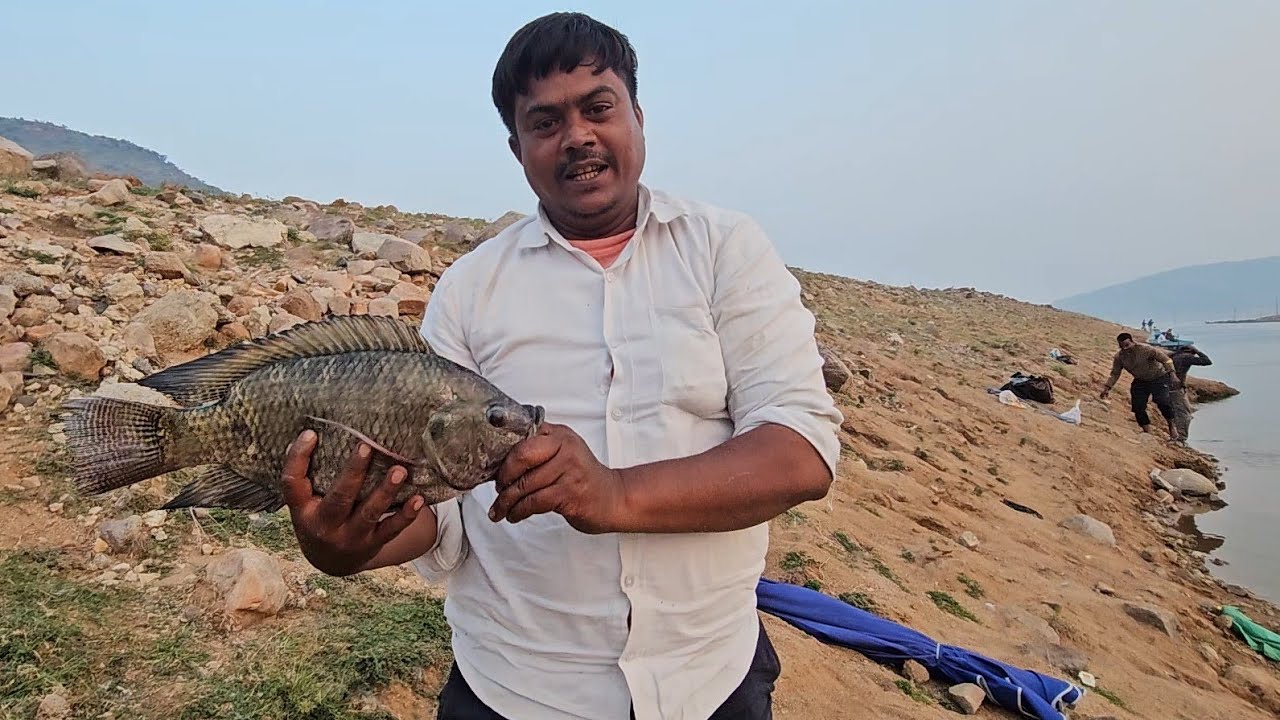 Zero Point Fishing|| Big Size Tilapia Fishing|| Nagar Juna Sagar ...