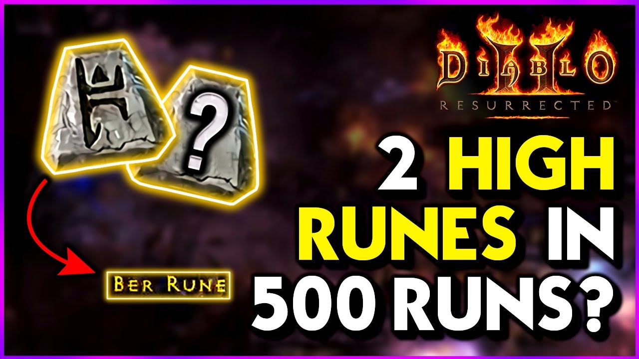 CRAZY LUCK From Running Eldritch and Shenk - Diablo 2 Resurrected - YouTube