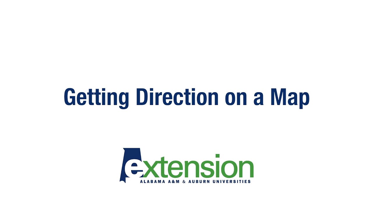 6_2 Getting Direction on a Map - YouTube