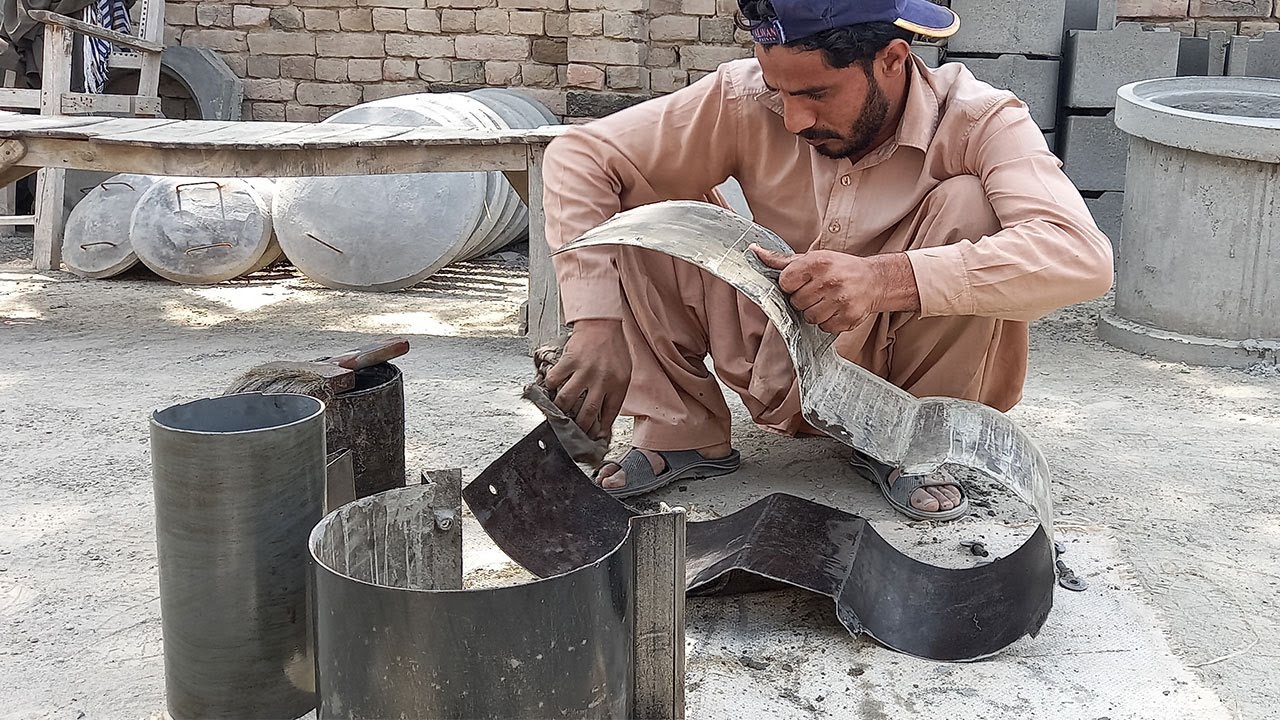 Talented Young Guy Makes a Concrete Cement Stove with Amazing Skills ...