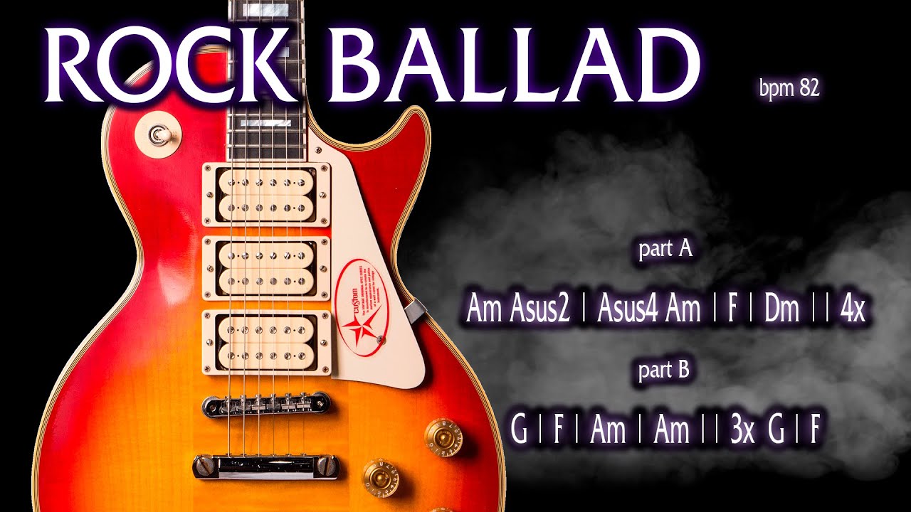Rock Ballad Backing Track in Am - YouTube