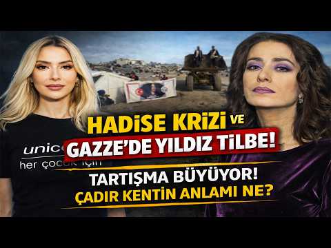 Hadise UNICEF Krizi Büyüdü! Gazze’de Yıldız Tilbe Çadır Kenti Açıldı