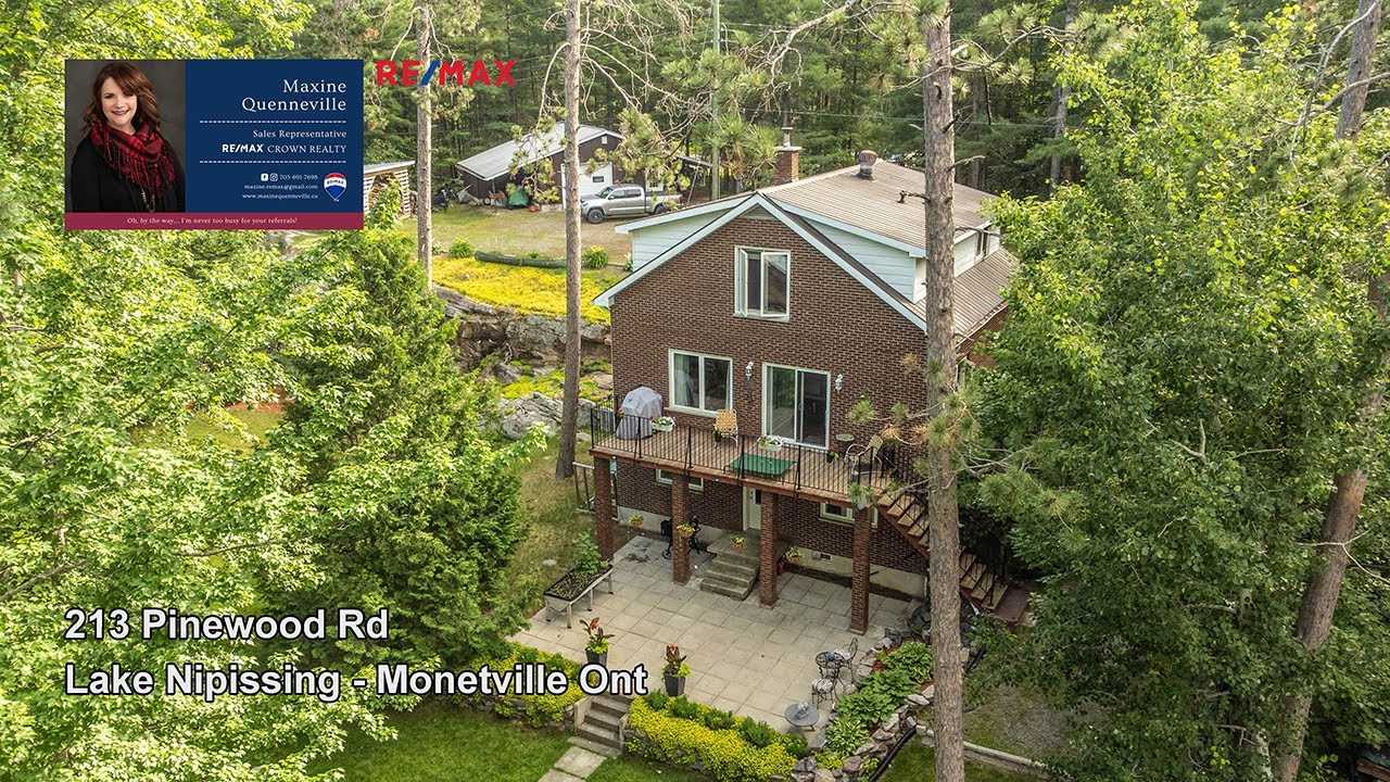 213 Pinewood Road, Monetville Ontario - Lake Nipissing - YouTube