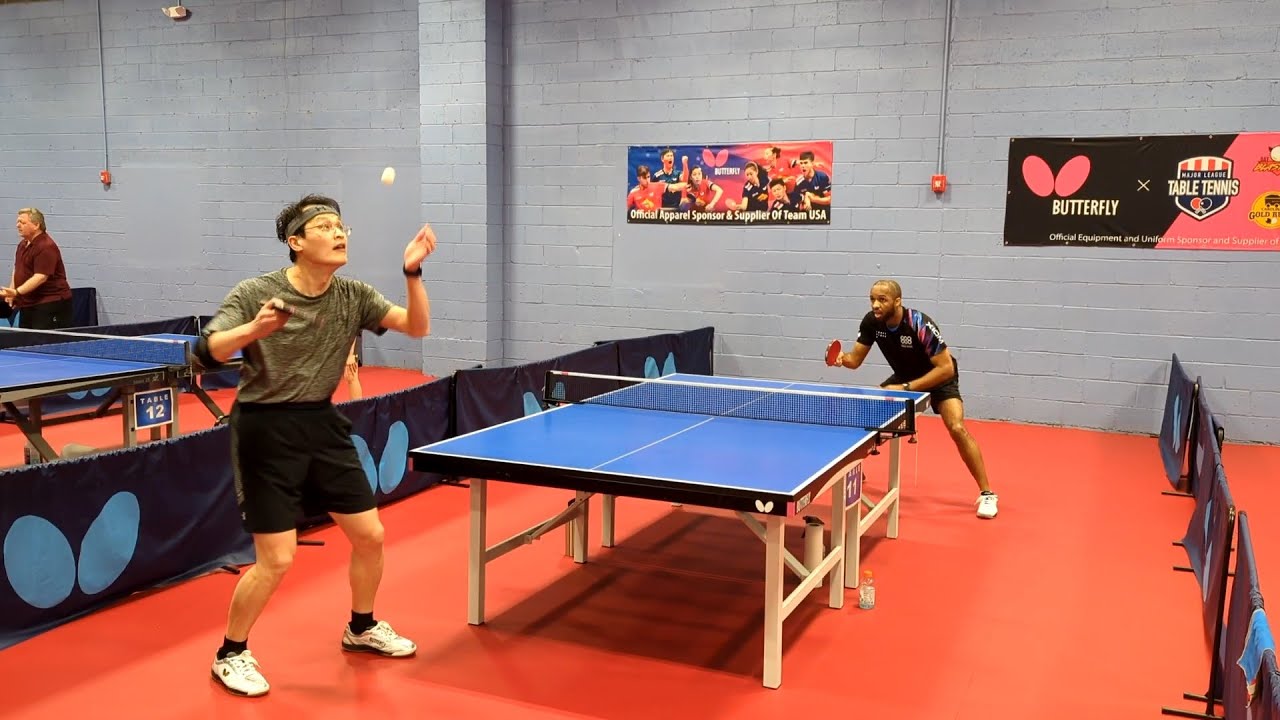 Kevin C (1327) vs Simon D (989) | U1750 | Princeton Pong Table Tennis ...
