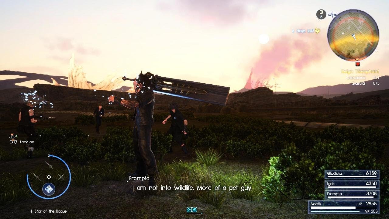 Final Fantasy 15 - Red Giants Battle - 4K [PS5 GAMEPLAY] - YouTube