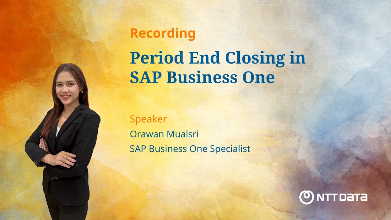 Period End Closing in SAP Business One - YouTube