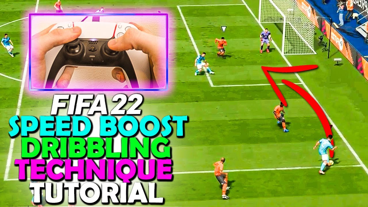 This SPEED BOOST DRIBBLING TECHNIQUE is OVERPOWERED in FIFA 22 | L1 ...