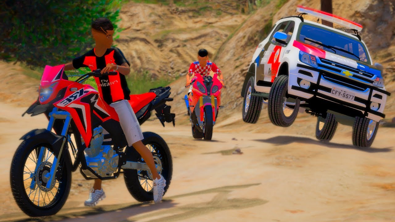 DANDO TRABALHO PARA A POLICIA COM MEU IRMAO DE MOTO ROUBADA | GTA 5 MODS - YouTube