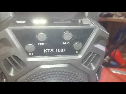 Mp3 Kts 1087 wireless speaker #bsdishteh - YouTube