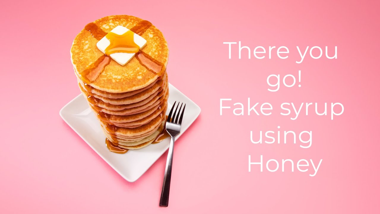 Food Photography Tricks - How to create fake syrup for pancakes using ...