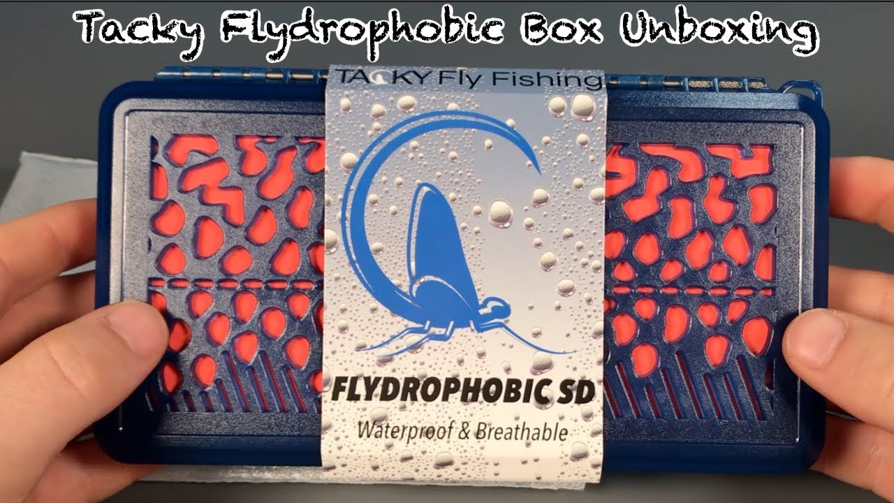 Tacky Fly Fishing Flydrophobic box unboxing + Features - YouTube
